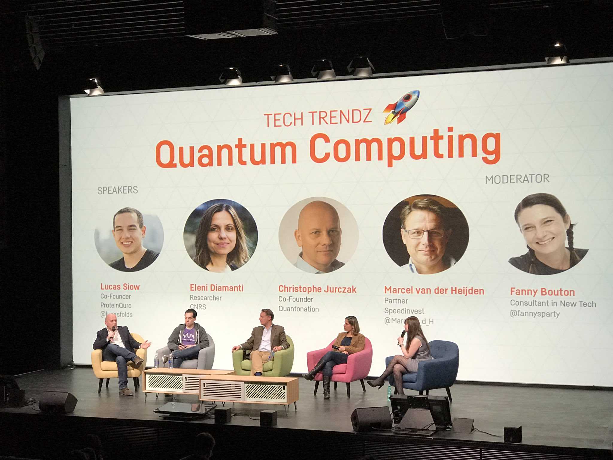 Tech Trendz conference about Quantum Computing @Station F • Quantonation